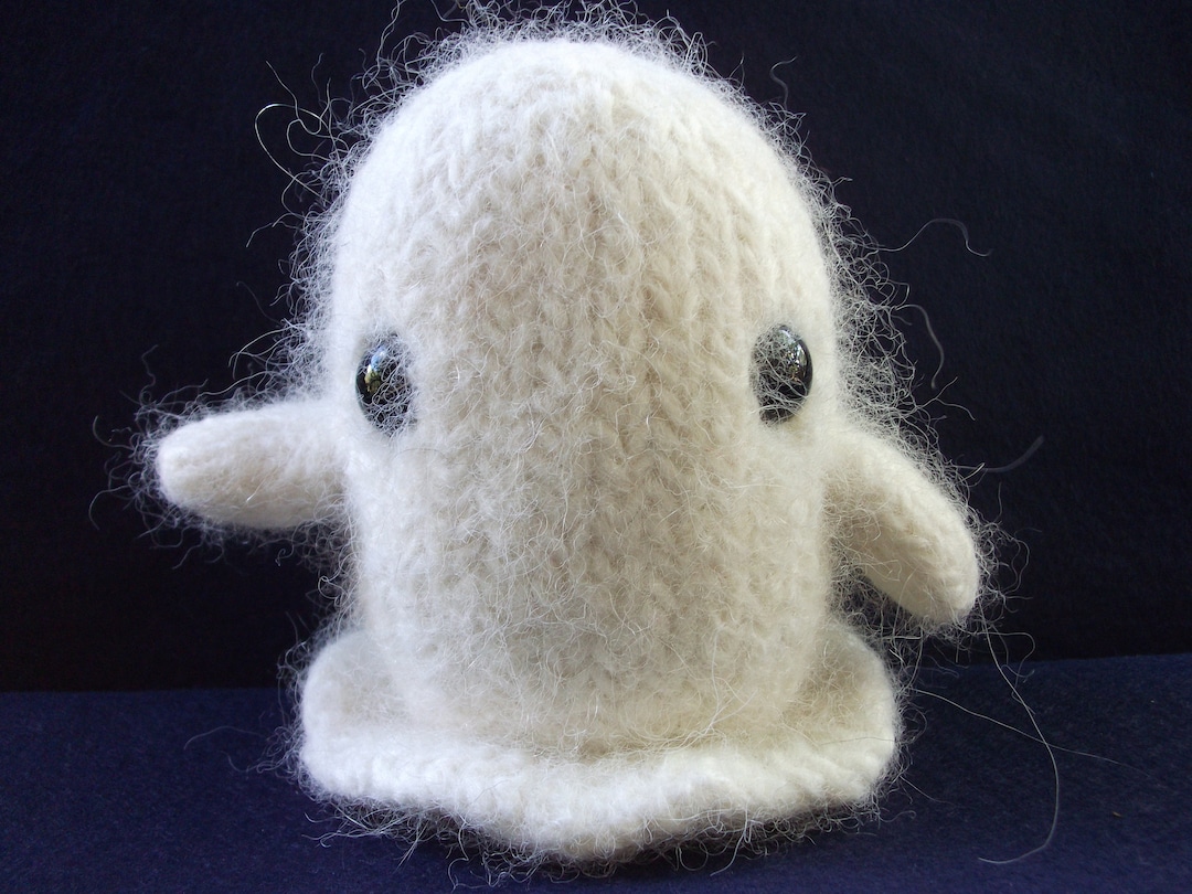 Knit Ghost Plush: Wool Spirit Stuffed Animal - Etsy
