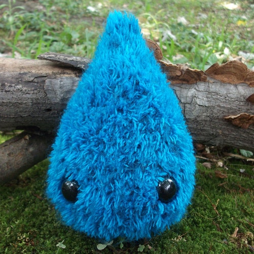 Water Droplet Plush Stuffed Raindrop Large Teardrop - Etsy