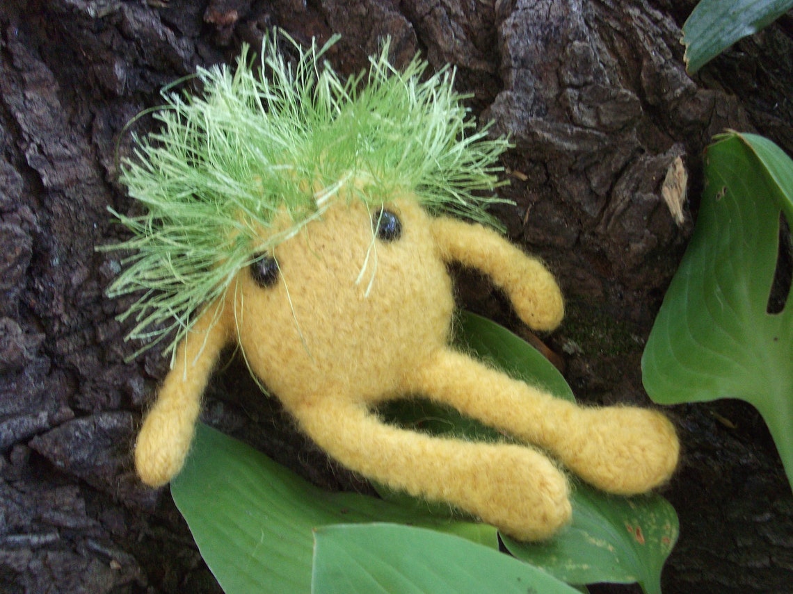 Monster Plush Yellow - Etsy