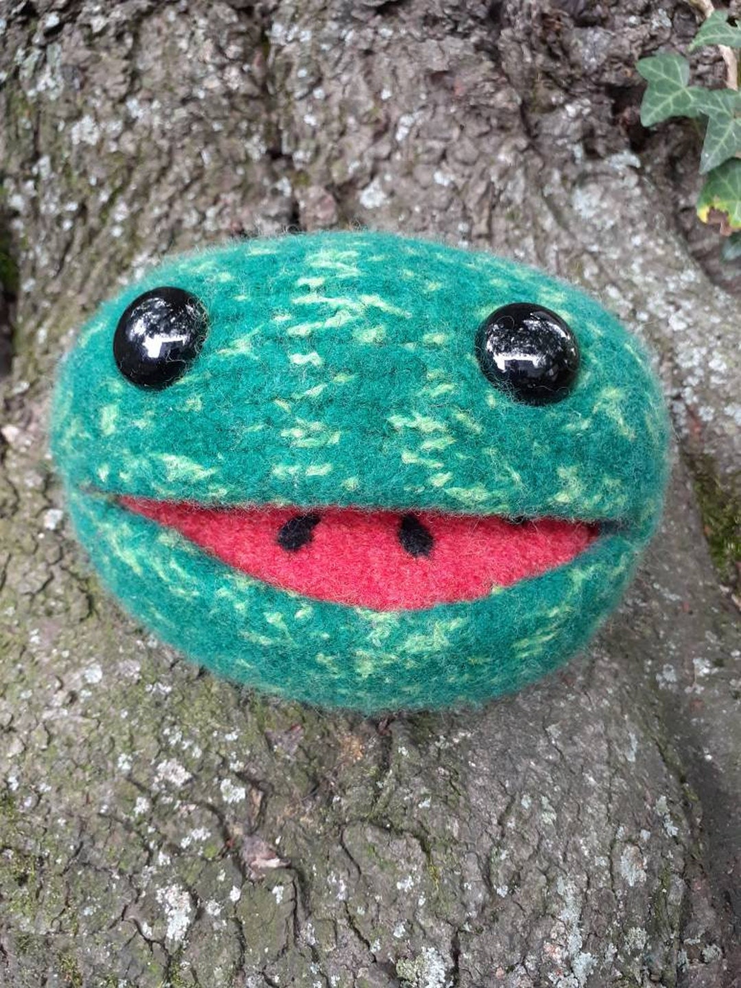 Handmade Wool Watermelon Plush: Knit & Felted Toy - Etsy