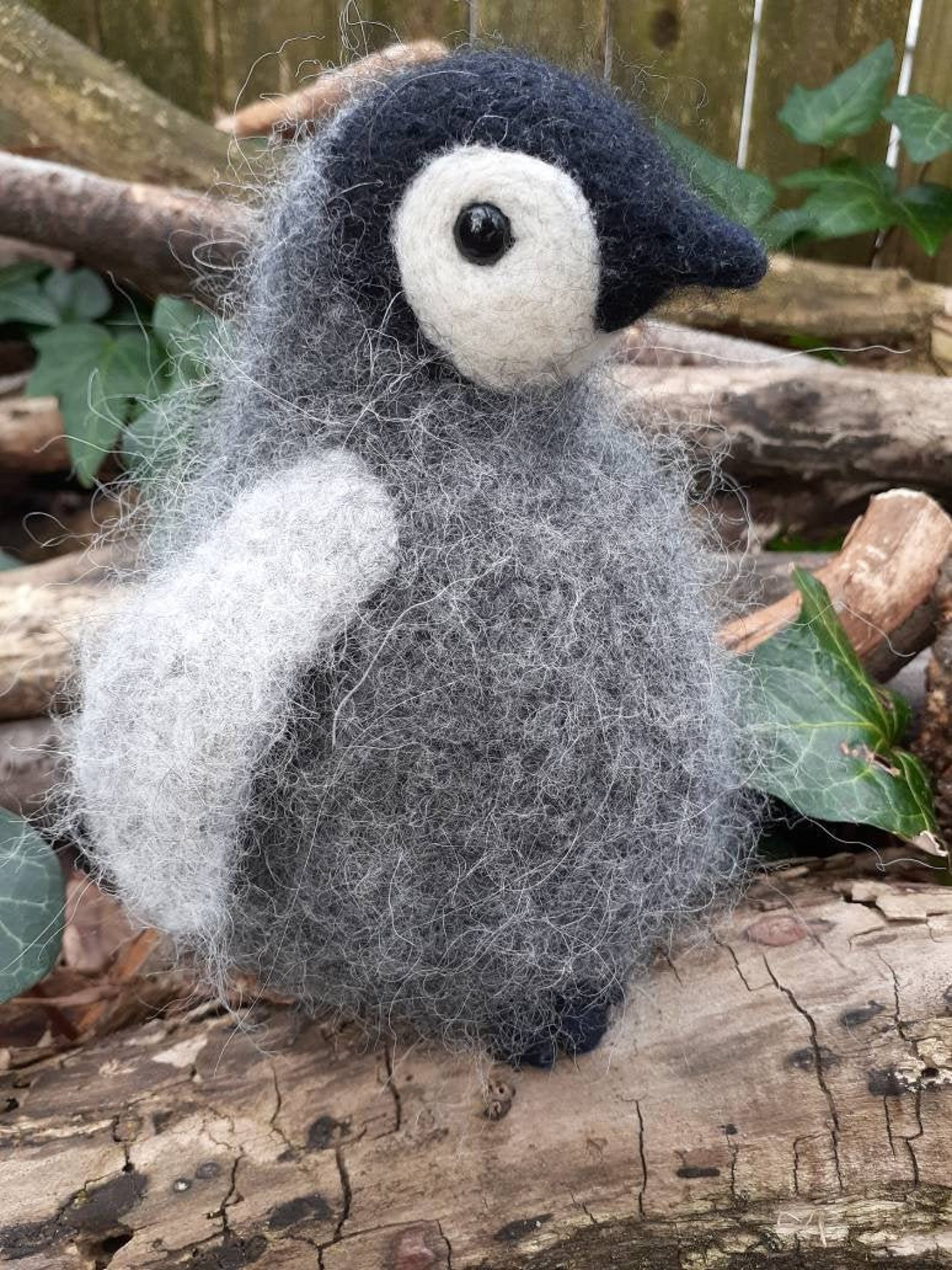 Penguin Chick Plush Emperor Penguin Stuffed Animal | Etsy