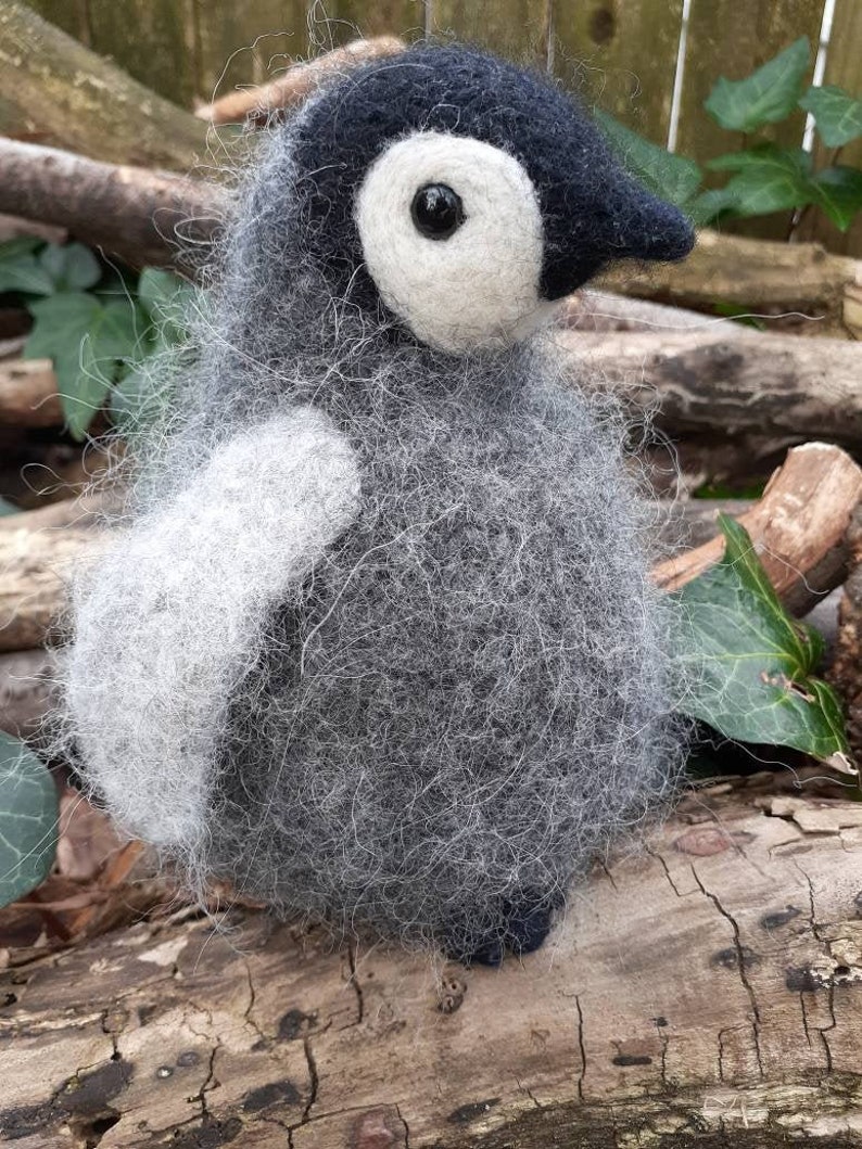 Penguin Chick Plush Emperor Penguin Stuffed Animal - Etsy