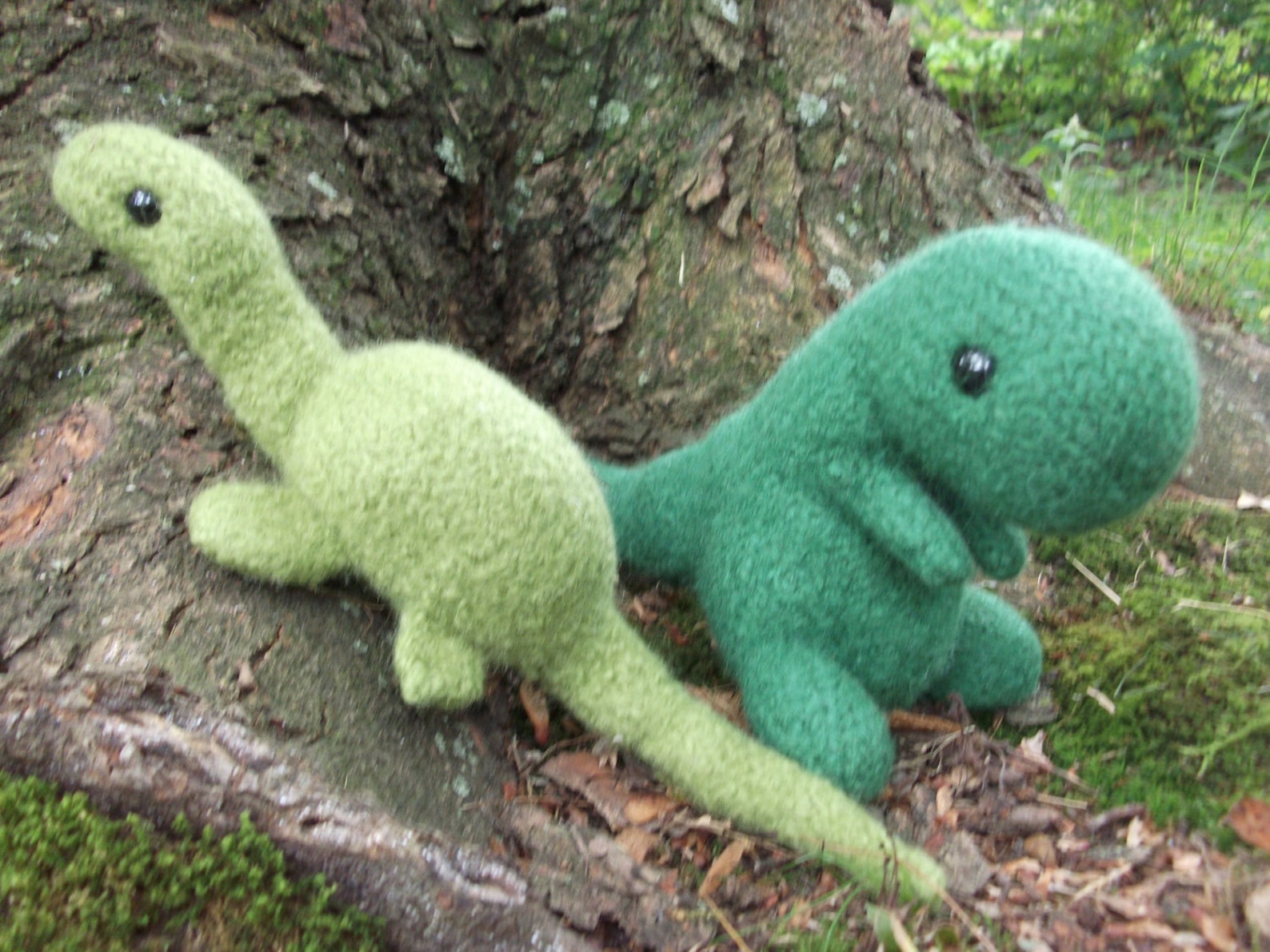 Dinosaur Stuffed Animal, Plesiosaurus Plush, True Handmade Knit Felted ...