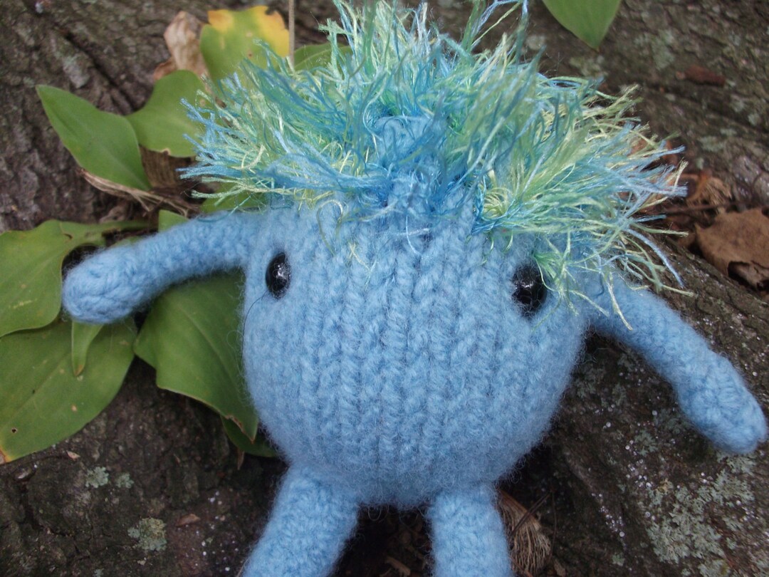 Monster Plush, Blue - Etsy