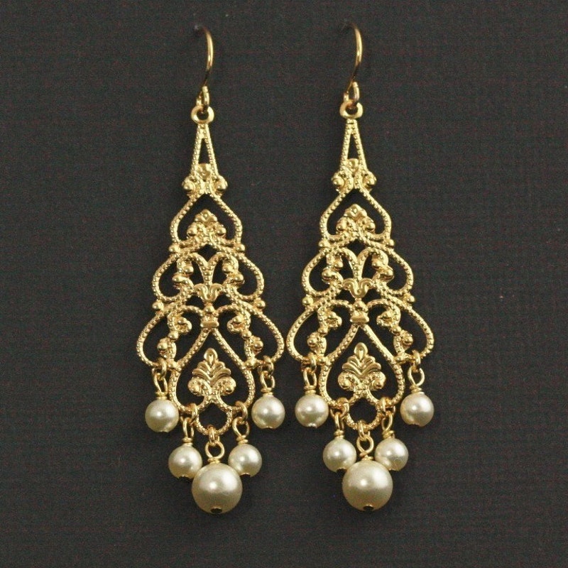 Chandelier Earrings - Etsy