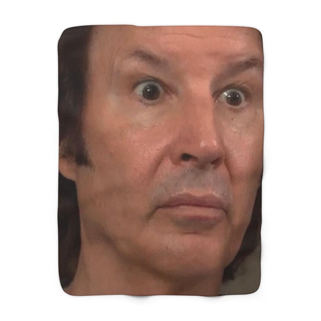 Astonished Breen Neil Breen Breen's Corrupt Funny Sherpa Fleece Throw ...