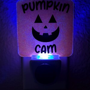 Halloween Night Light Pumpkin Cam or Ghost Cam Trick-or-treat Décor - Etsy