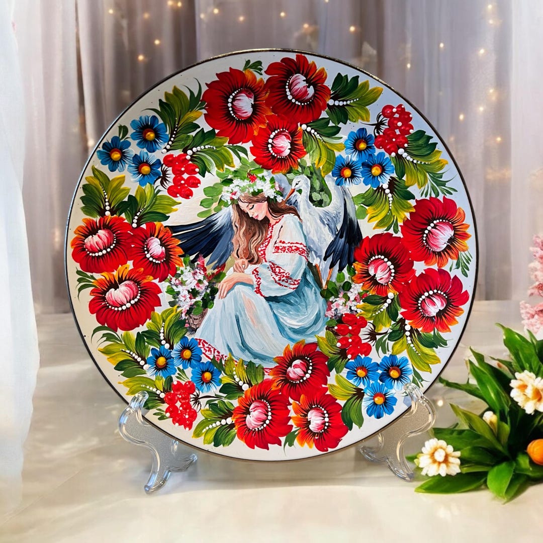 Custom Ceramic Plate, Hand-painted Personalized Portrait From Photo ...