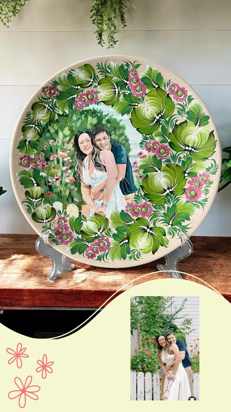 Personalized Wedding Plate With Photo, Custom Ceramic Plate for Bride ...