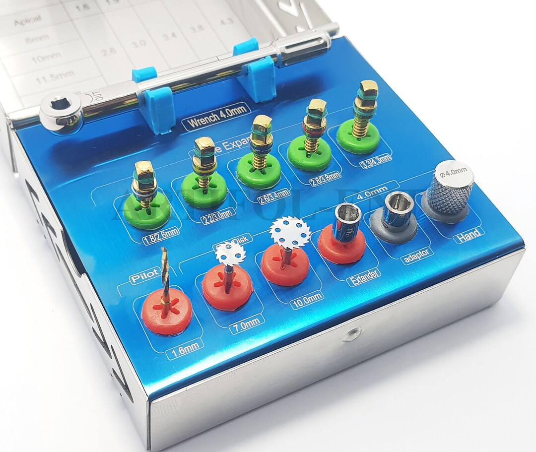 Dental Bone Expander Kit Sinus Lift & Ridge Expansion Saw Disk Implant ...