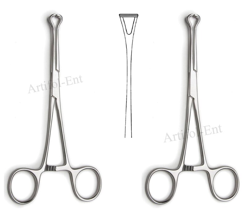 Babcock Forceps 20cm 8 Intestinal Tissue Clamp Stainless Steel Surgical ...