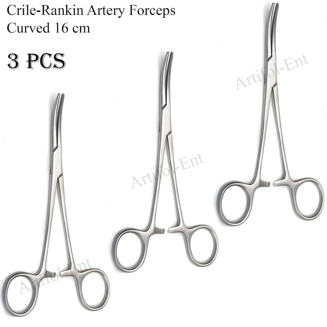 Rankin Crile Hemostat Artery Forceps Curved 16 Cm 6.25" Surgical Clamp 3 Pcs - Etsy UK
