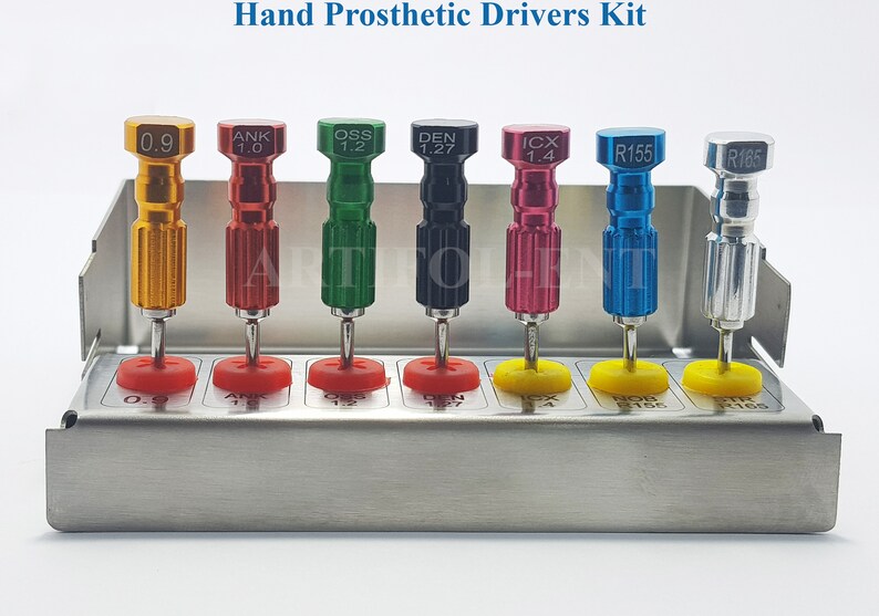 Dental Universal Hand Prosthetic Restoration Kit Implant Hand Driver ...