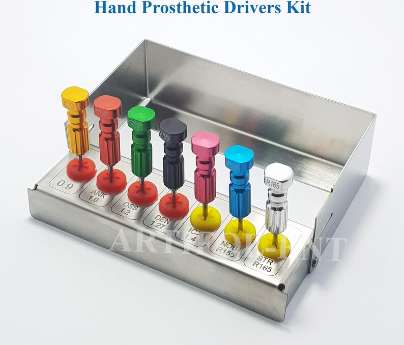 Dental Universal Hand Prosthetic Restoration Kit Implant Hand Driver ...