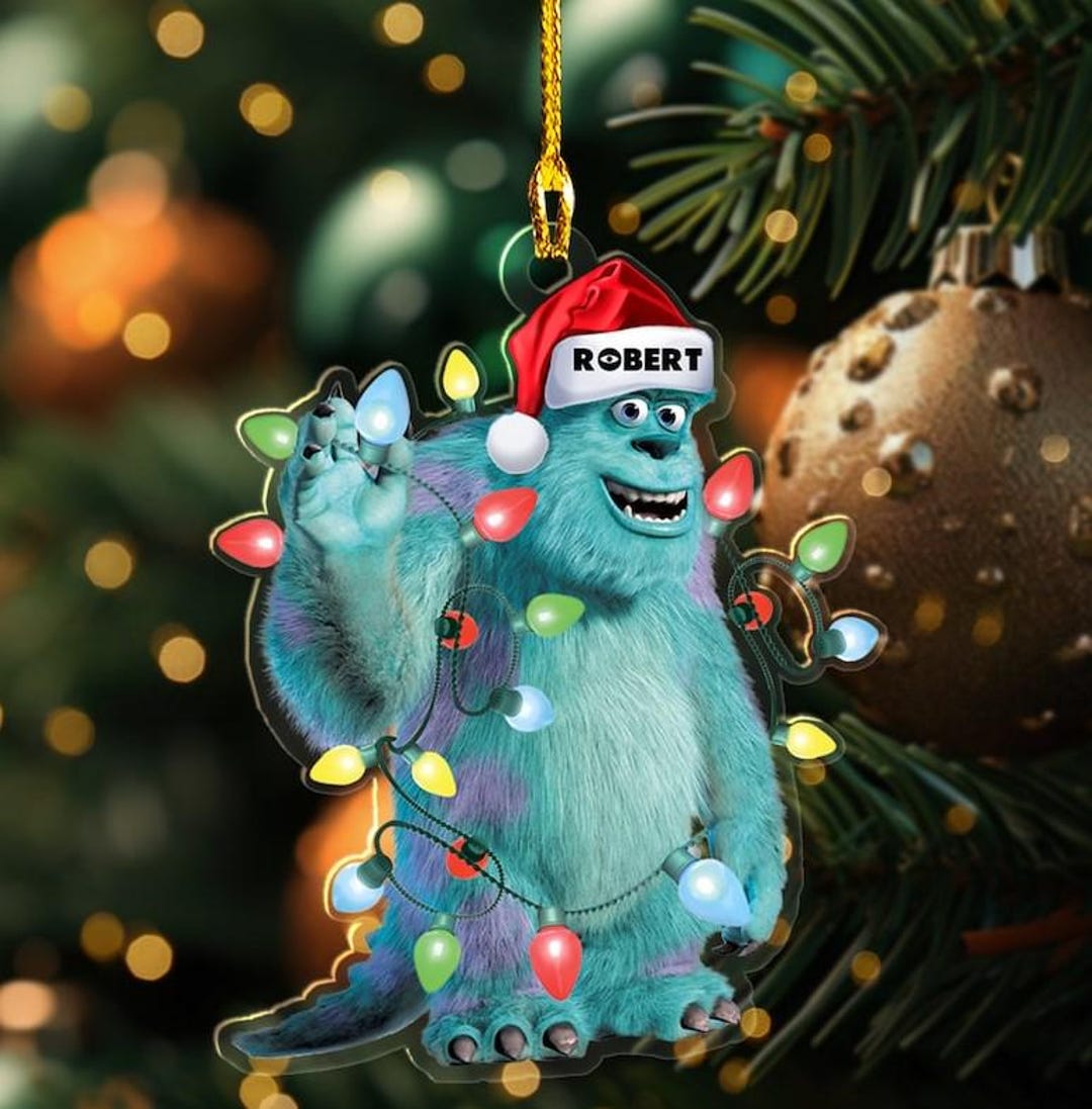 Personalized Sully Christmas Ornament, Monster Inc Christmas Ornament ...