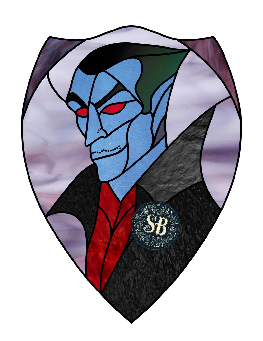 Elder Vampire Stained Glass Pattern - Etsy