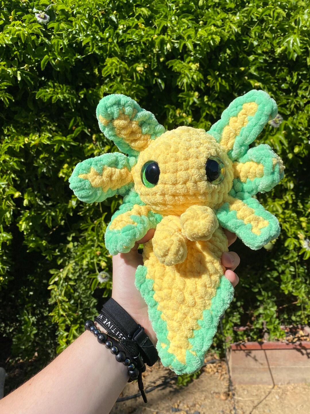 Lemon Lime Axolotl - Etsy