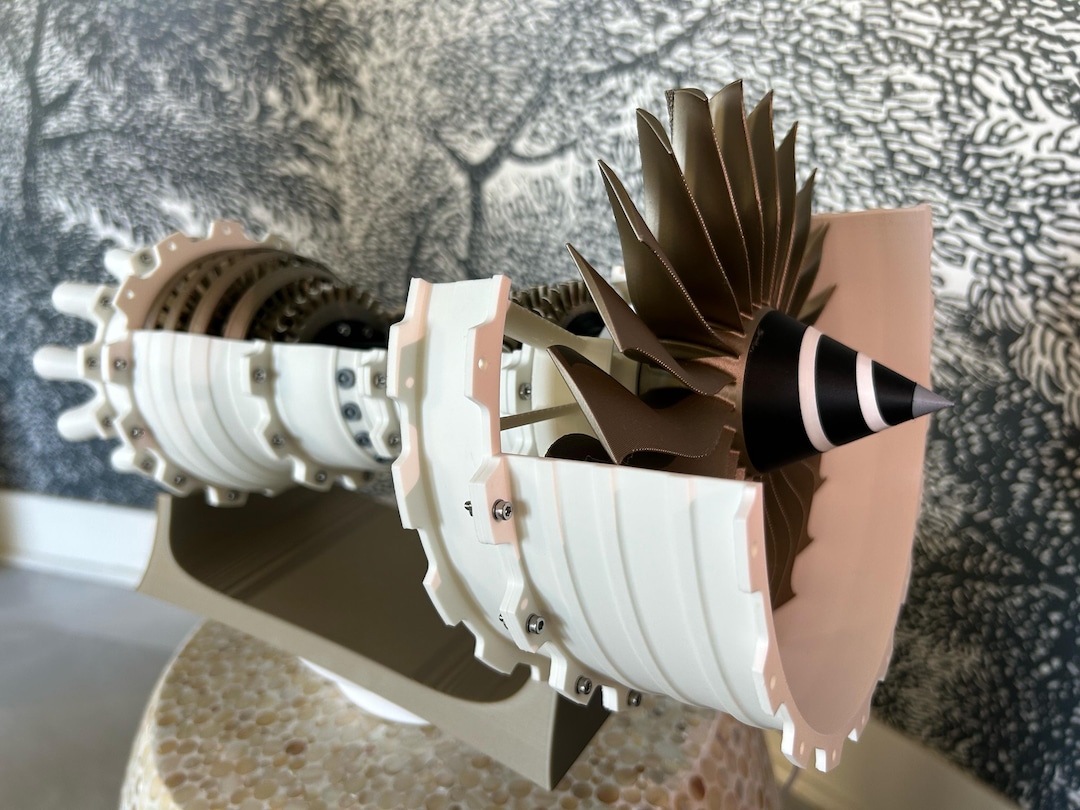 Functional 3D Jet Engine Replica – for Aviation Lovers & STEM Learning ...