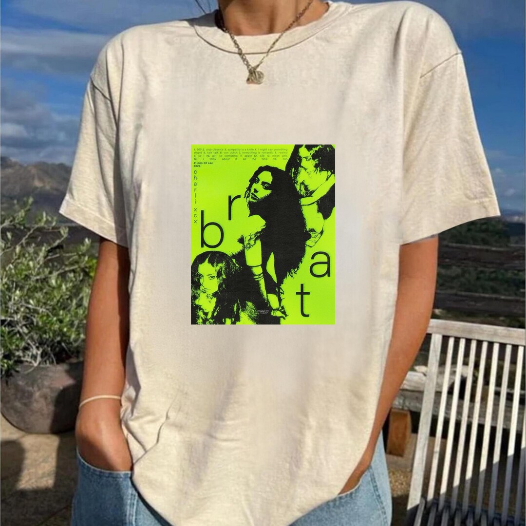 Charli XCX Brat Shirt, Club Classics Graphic Tee, Von Dutch Aesthetic ...