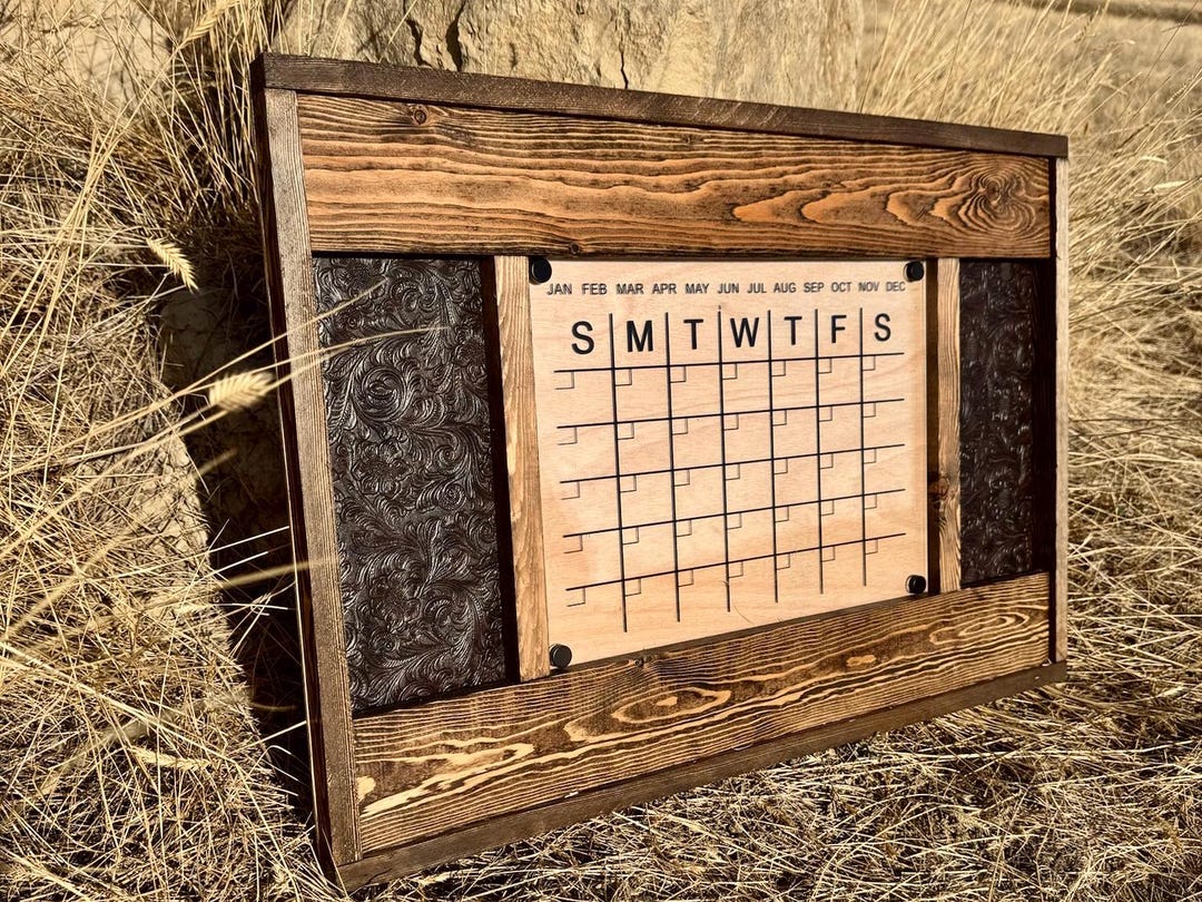 Custom Western Calendar - Etsy