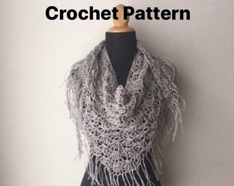 Lace Triangle Scarf - Etsy