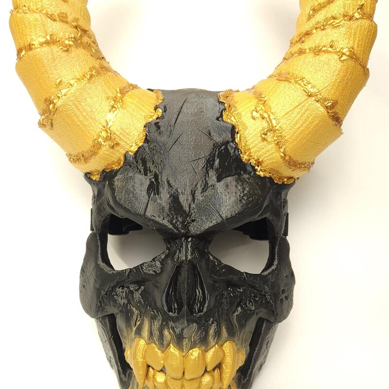 Demon Mask - Etsy