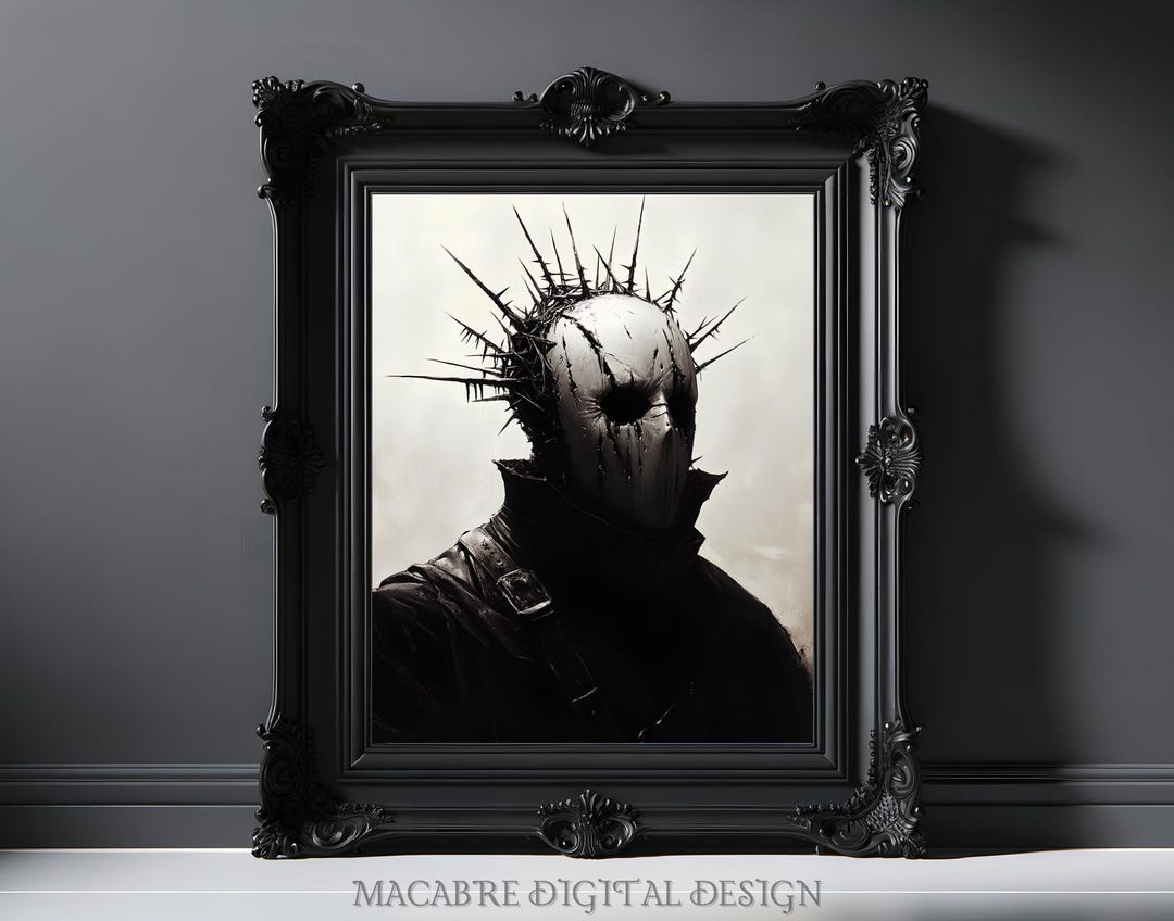 Unholy Wall Art | Dark Moody Wall Art | Unholy Creature Print | Horror ...