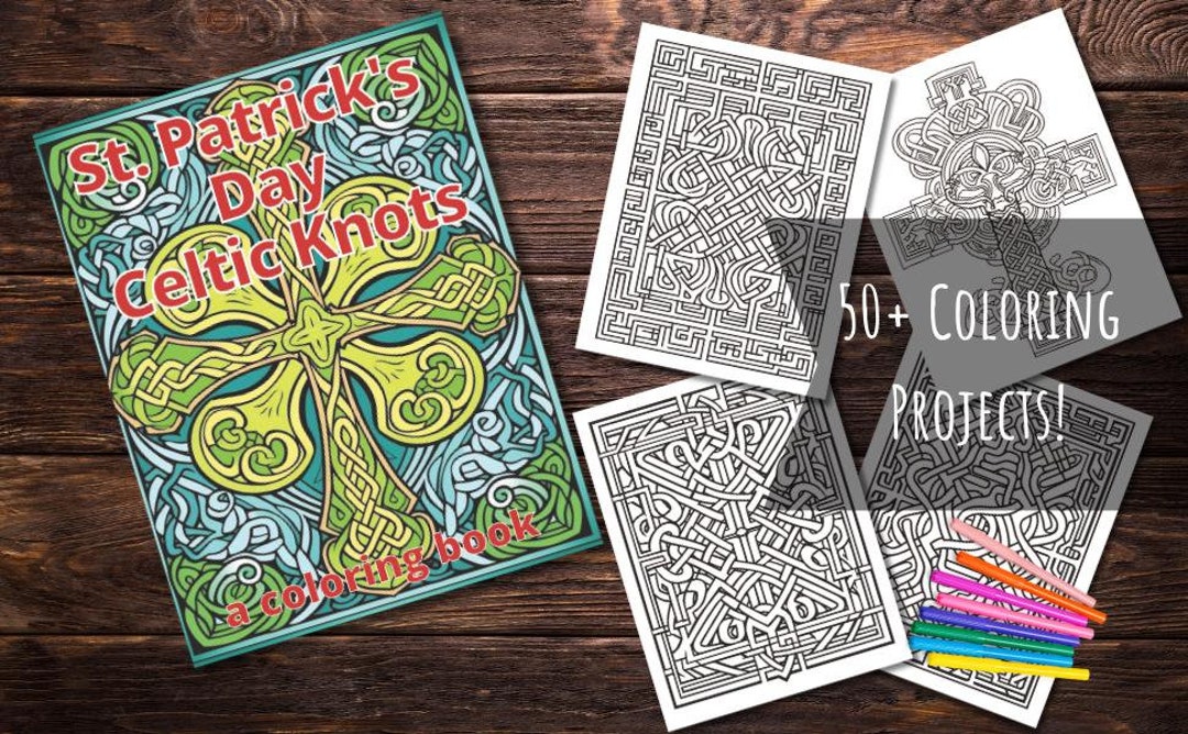 Celtic Knots Coloring Book: an Activity and Coloring Book With Over 50 ...