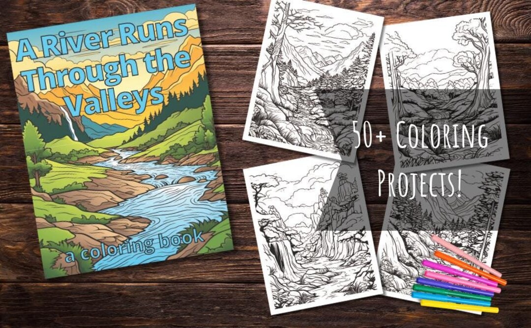 River Valley Coloring Book: an Activity and Coloring Book With Over 50 ...