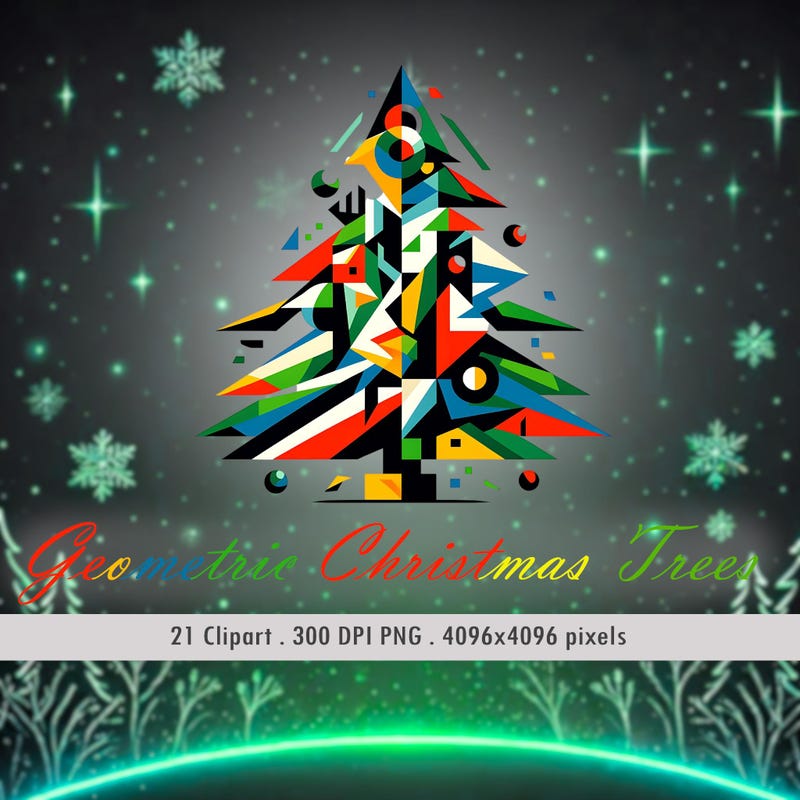 Geometric Tree - Etsy