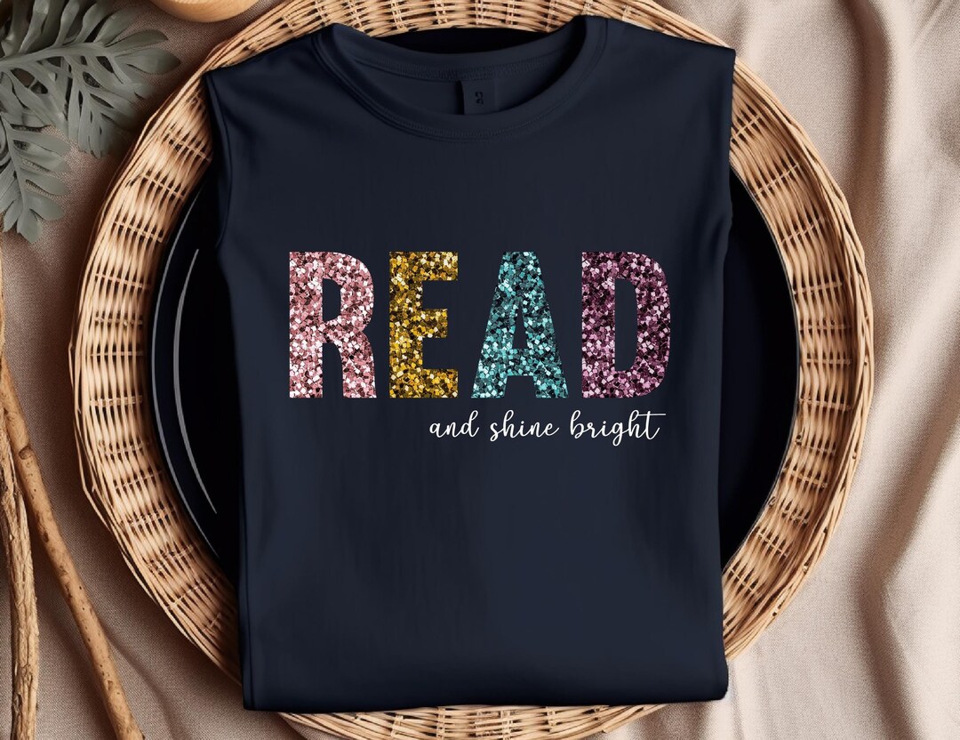 Read and Shine Bright Png, Book Lovers Png, Bright Minds Read Png ...