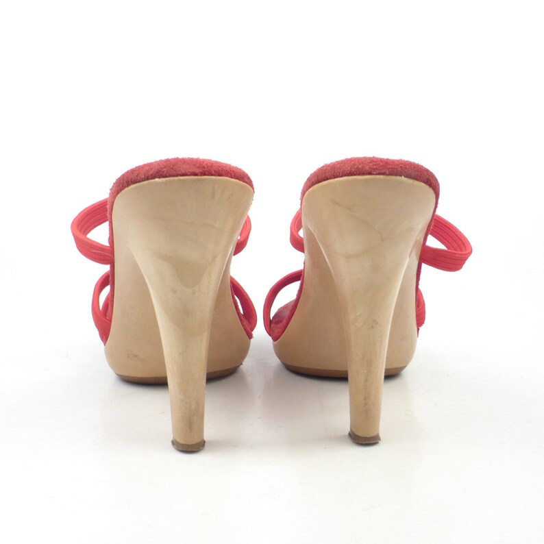 Sbicca Plastic Heels Vintage 1970s Shoes Disco High Heel | Etsy