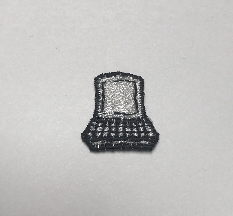 Computer Patch Embroidered Patch Vintage 1980s Tiny Patch Emblem - Etsy