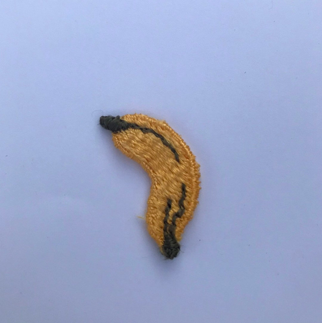 Small Banana Patch Embroidered Patch Vintage 1980s Tiny Patch Emblem - Etsy