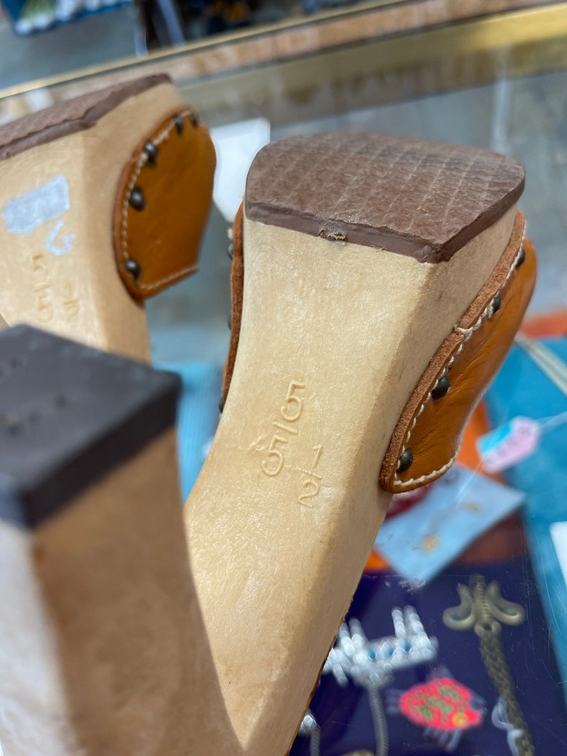 Rapallo Heels Vintage 1970s Shoes Brown High Heel Sandals Size - Etsy