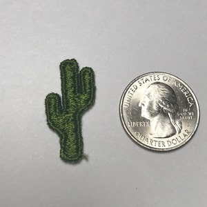 Small Cactus Patch Embroidered Patch Vintage 1980s Tiny Patch Emblem - Etsy