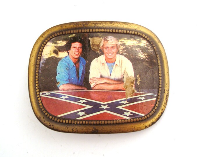 Belt Buckle Vintage 1970s Bo and Luke Dukes of Hazzard - Etsy