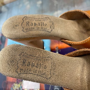 Rapallo Heels Vintage 1970s Shoes Brown High Heel Sandals Size 5 - Etsy