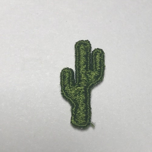 Small Cactus Patch Embroidered Patch Vintage 1980s Tiny Patch | Etsy