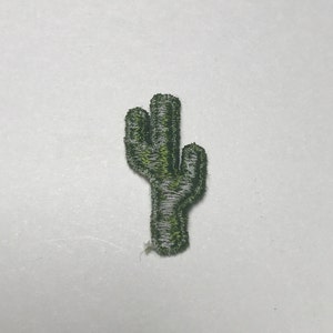 Small Cactus Patch Embroidered Patch Vintage 1980s Tiny Patch Emblem - Etsy