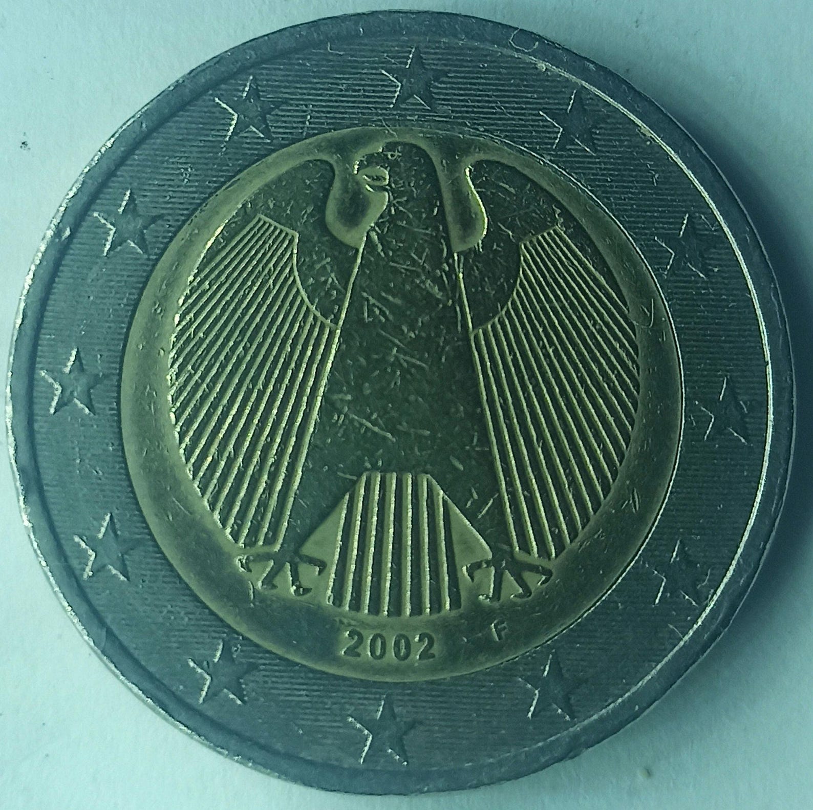 German 2 Euro Coins Complete Set 2002 EAGLE Very Rare - Etsy