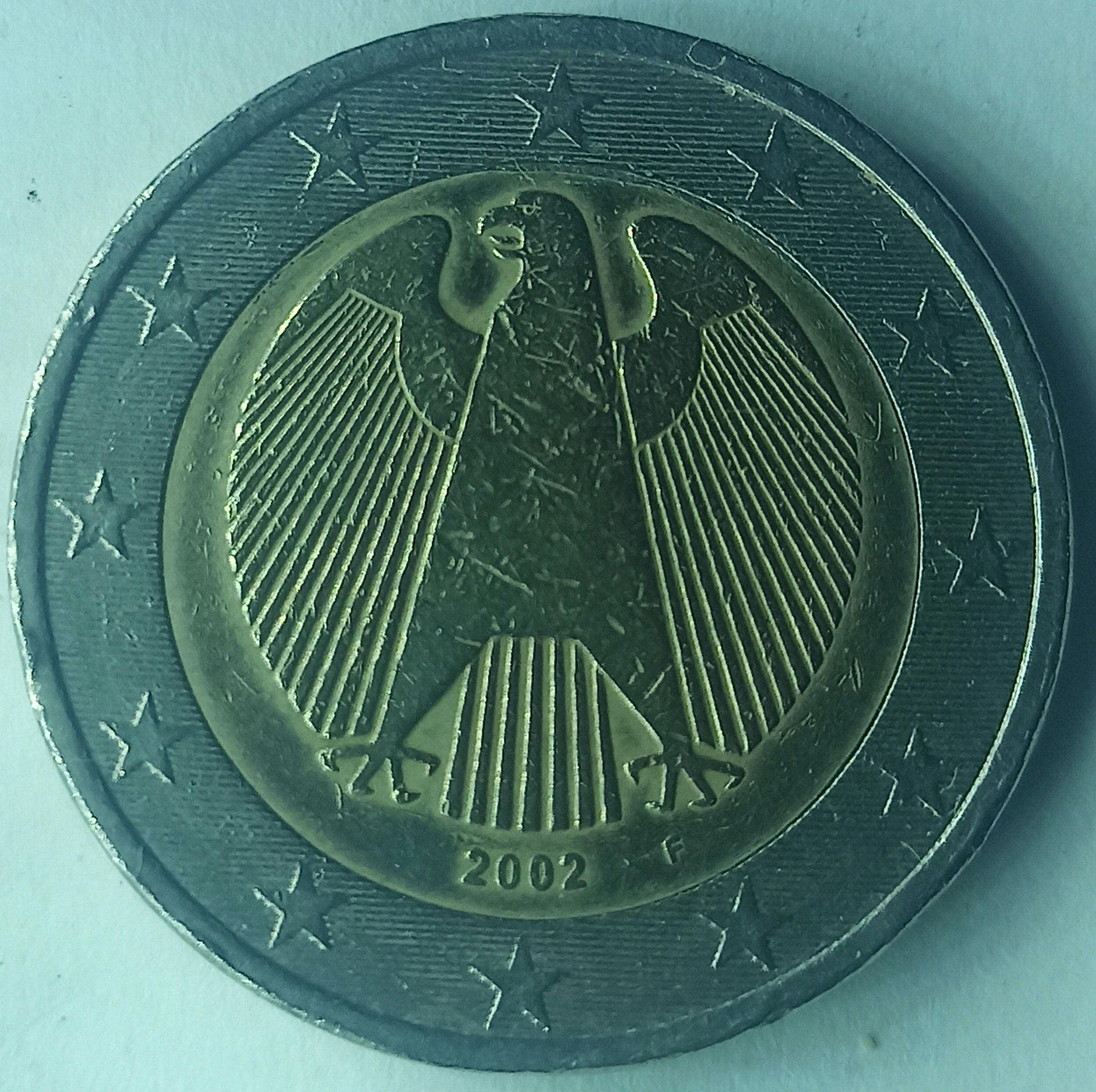 German 2 Euro Coins Set 2002 EAGLE Very Rare - Etsy