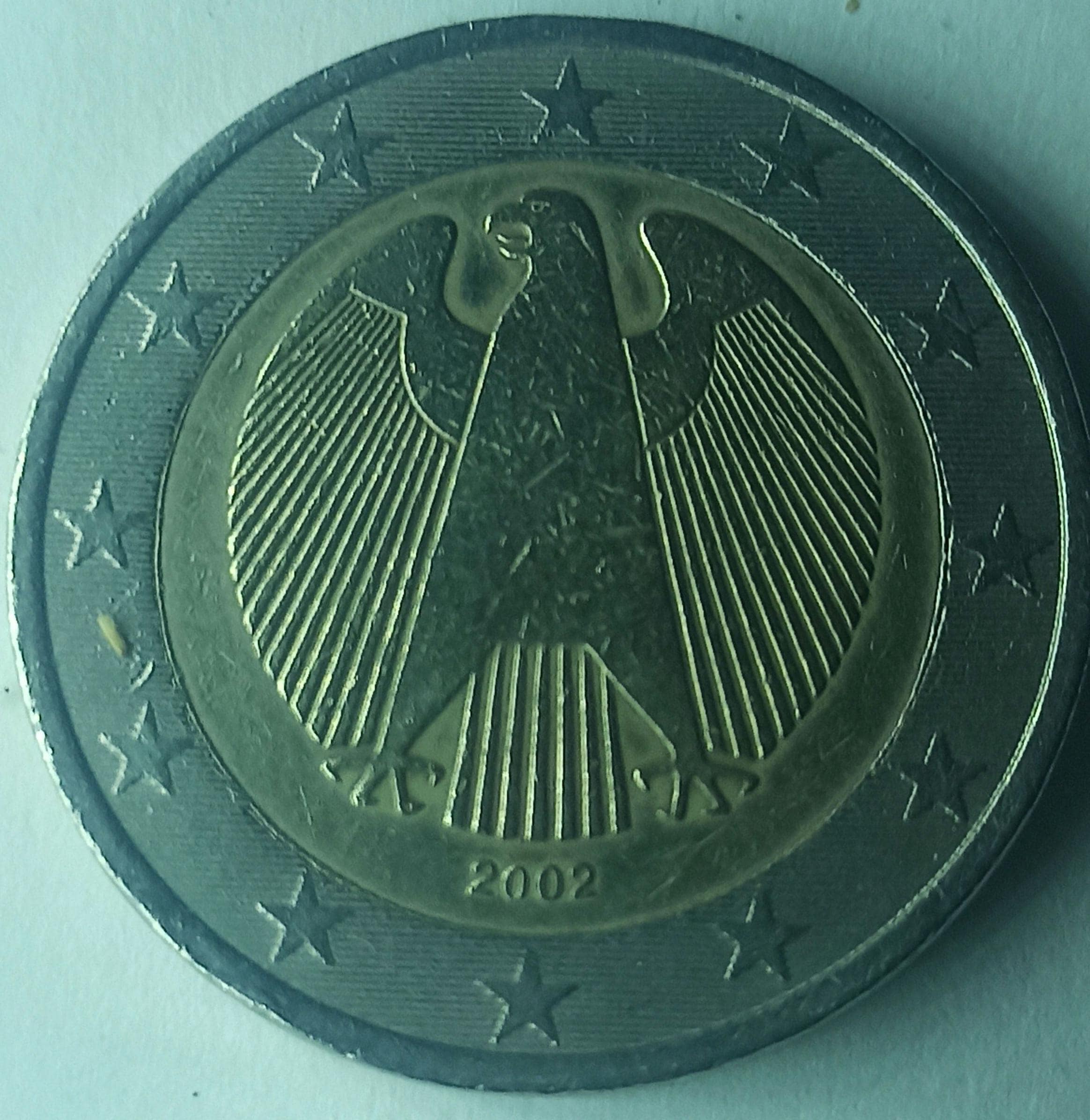 German 2 Euro Coins Complete Set 2002 EAGLE Very Rare - Etsy