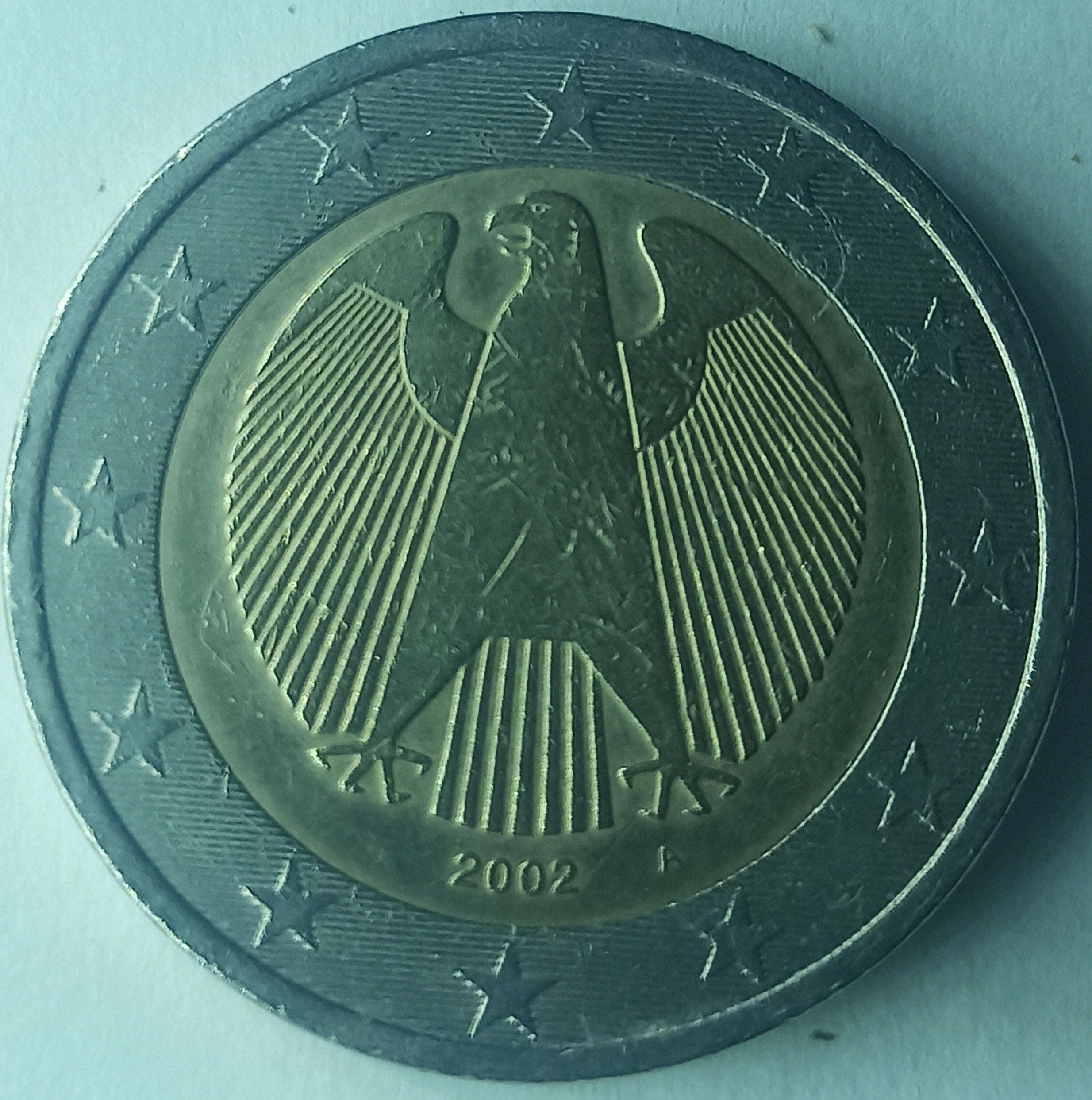 German 2 Euro Coins Set 2002 EAGLE Very Rare - Etsy