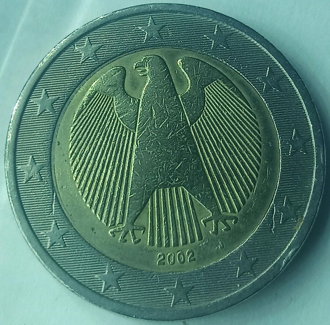 German 2 Euro Coins Set 2002 EAGLE Very Rare - Etsy