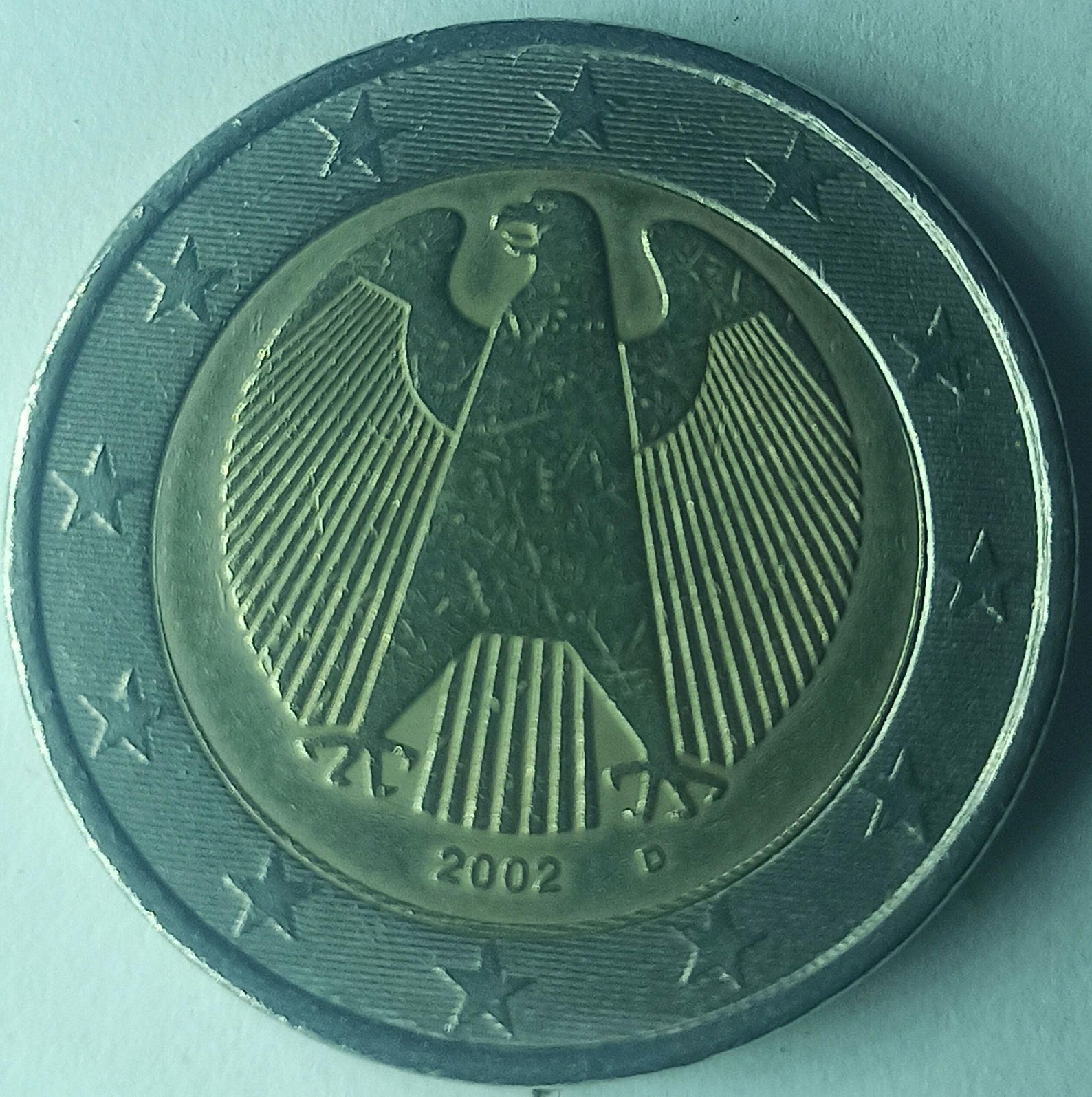 German 2 Euro Coins Set 2002 EAGLE Very Rare - Etsy