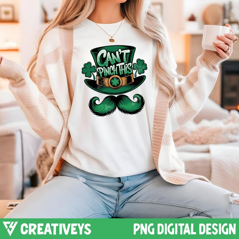 Can't Pinch This Png , St Patrick's Day PNG, St. Paddy PNG, Retro Png ...