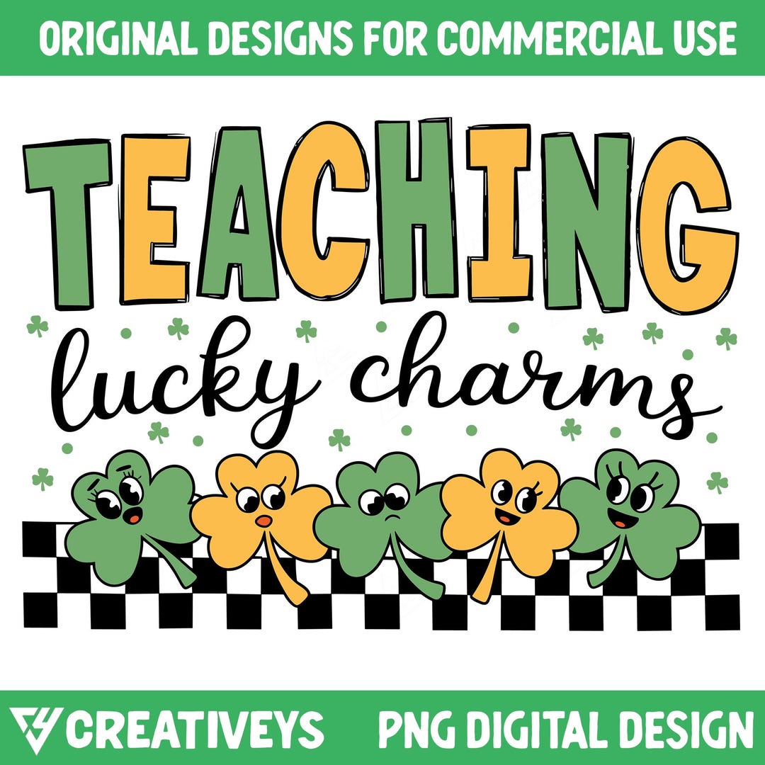 Teaching Lucky Charms PNG, Teacher St.patrick's Png, St.patrick's Day ...