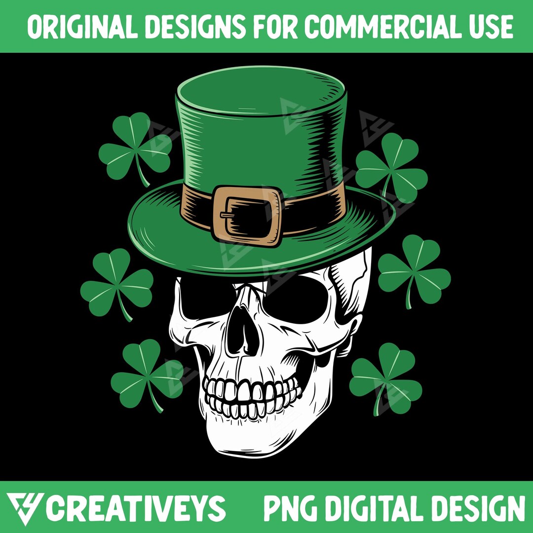 St Patrick Skeleton Png, Dead Inside but Lucky Png, St Patricks Day Png ...