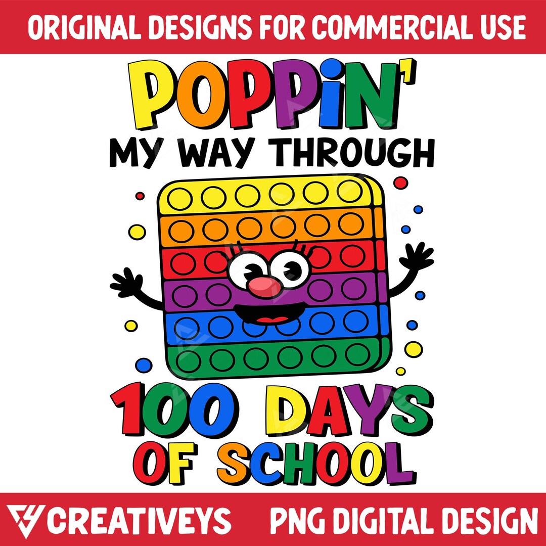 Poppin' My Way Through 100 Days of School , School Teacher 100 Days ...